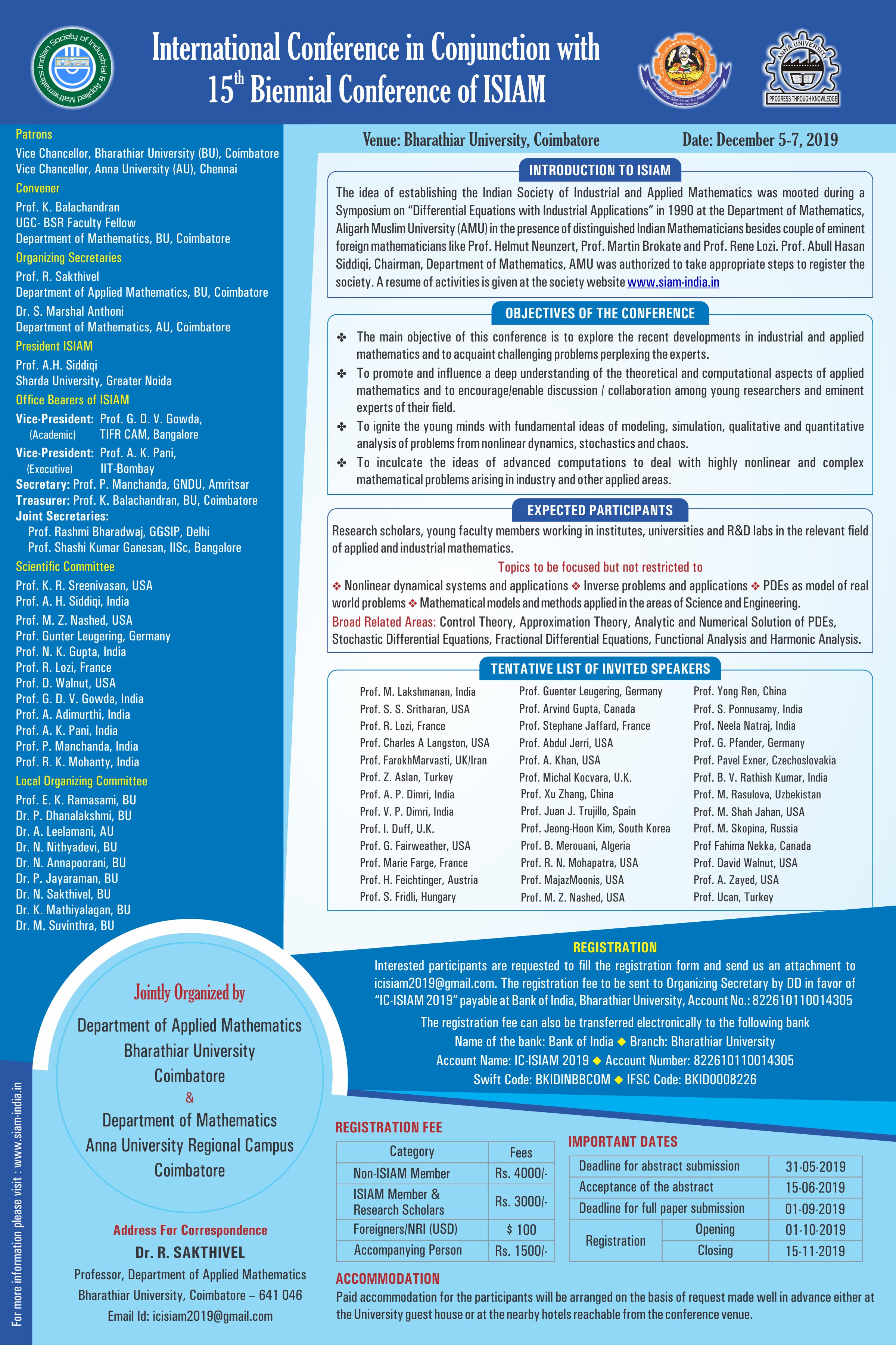 International Conference in Conjunction with 15th Biennial Conference ...